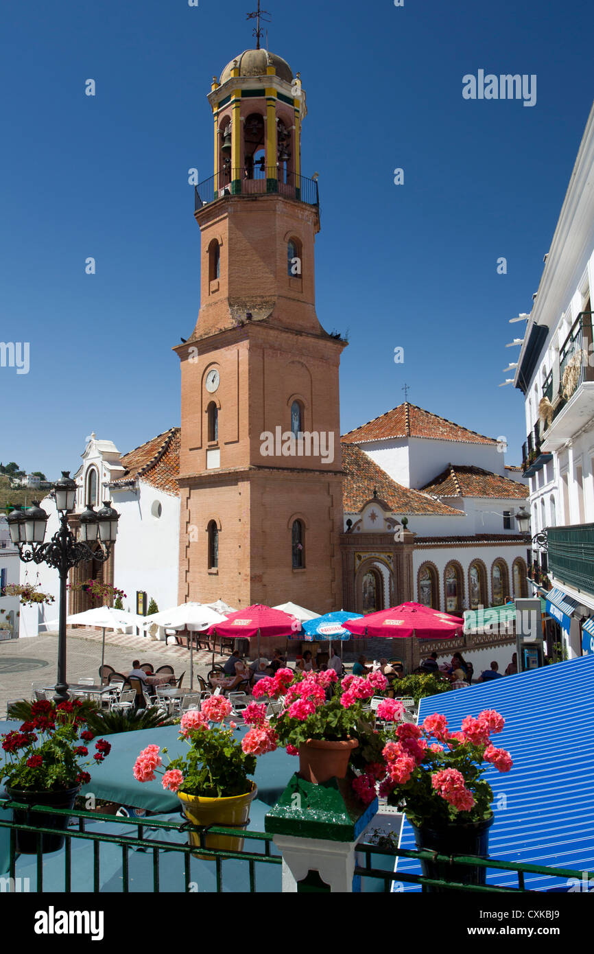 Andalusian town competa malaga province hi-res stock photography and ...
