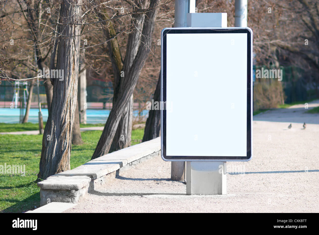Vertical blank sign on hi-res stock photography and images - Alamy