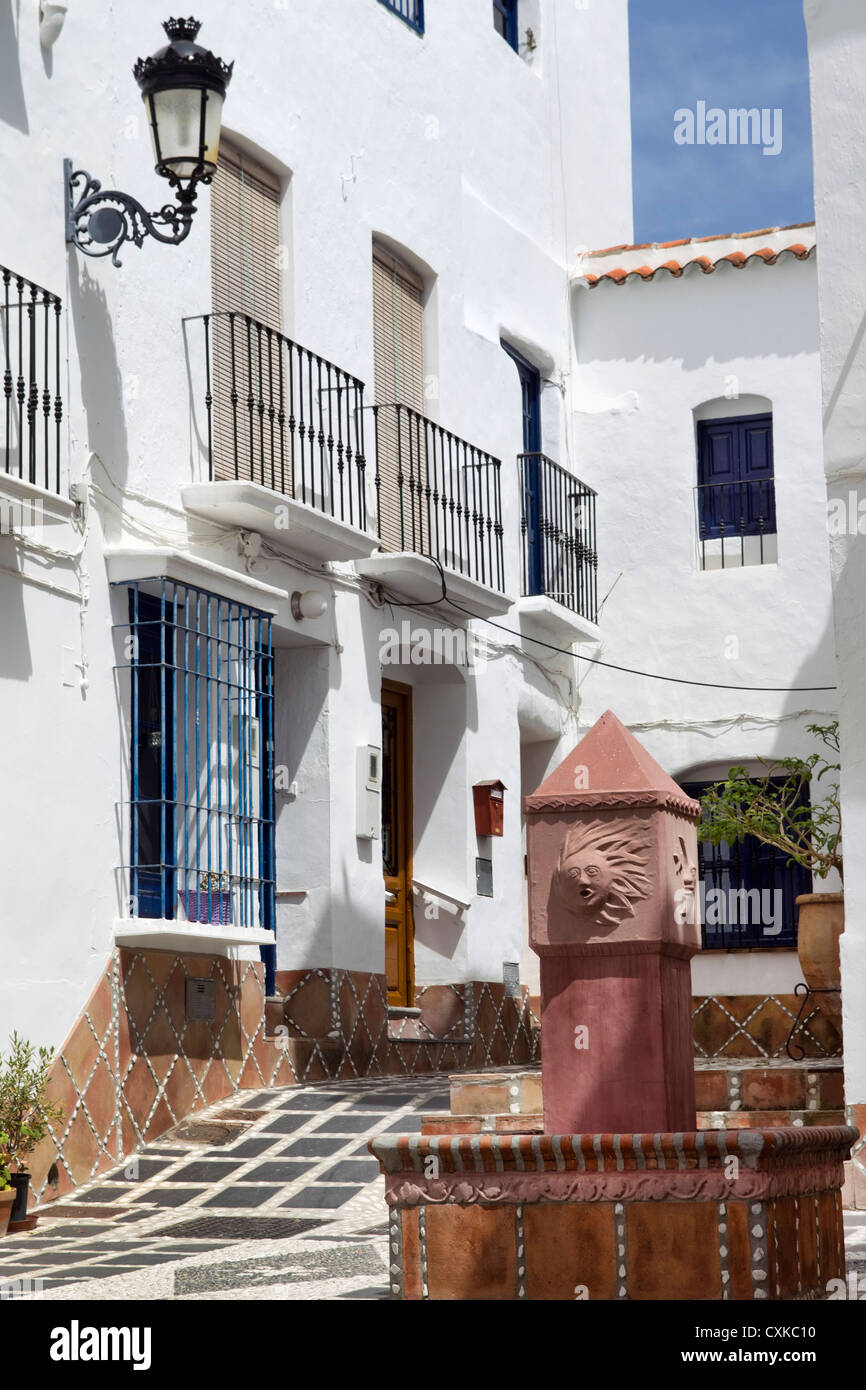 The village of Competa in Andalusia, Southern Spain Stock Photo - Alamy