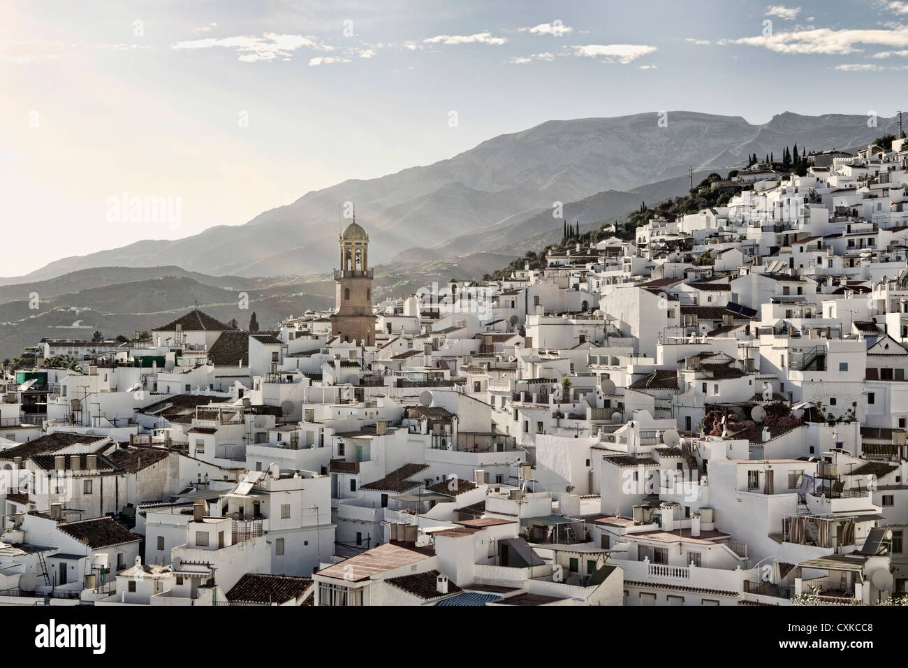Axarquia mountain competa costa del sol spain hi-res stock photography ...