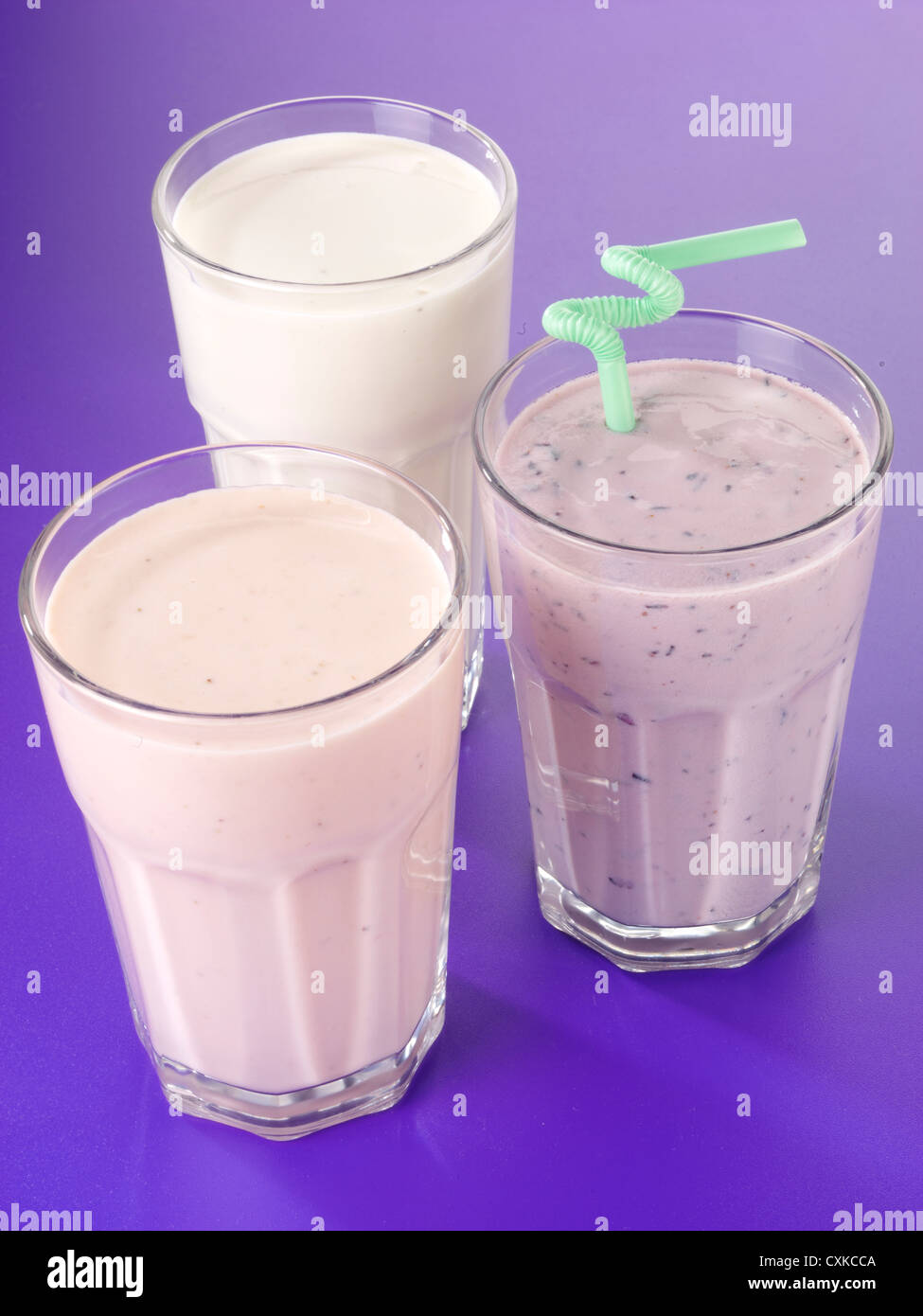 Flavored milk drinks hi-res stock photography and images - Alamy