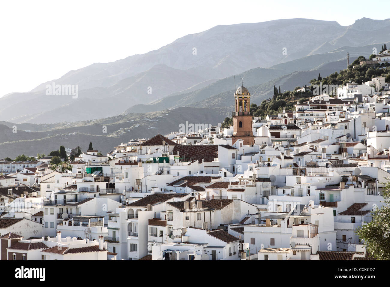 The village of Competa in Andalusia, Southern Spain Stock Photo - Alamy