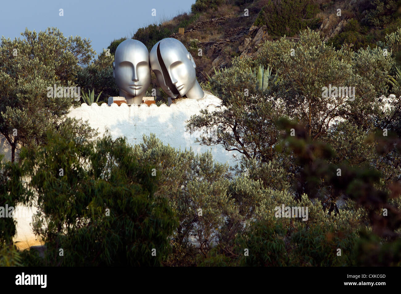 The Salvador Dali House museum at Port Lligat, Costa Brava, Spain Stock ...