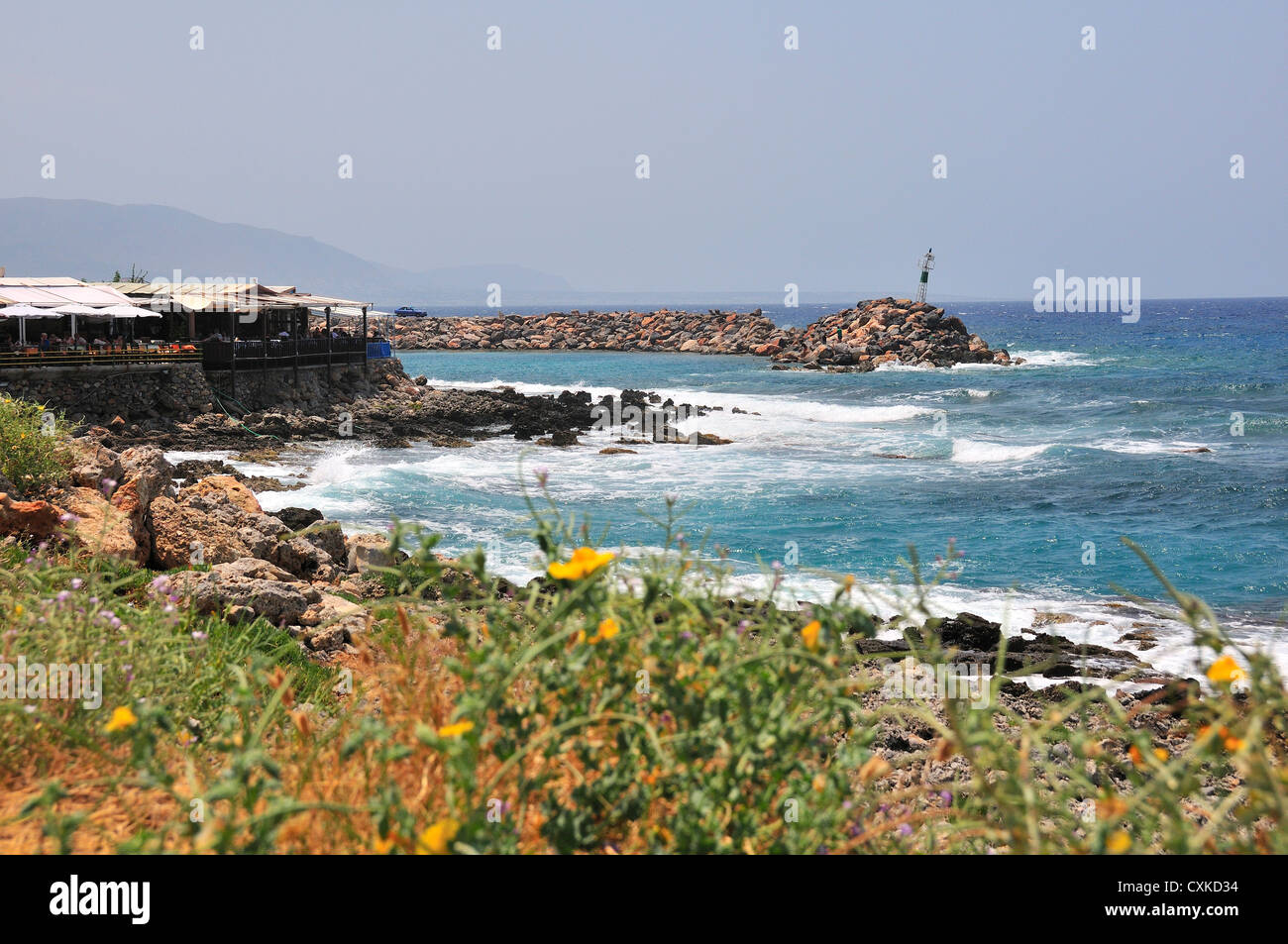 Break water to sisi harbour hi-res stock photography and images - Alamy