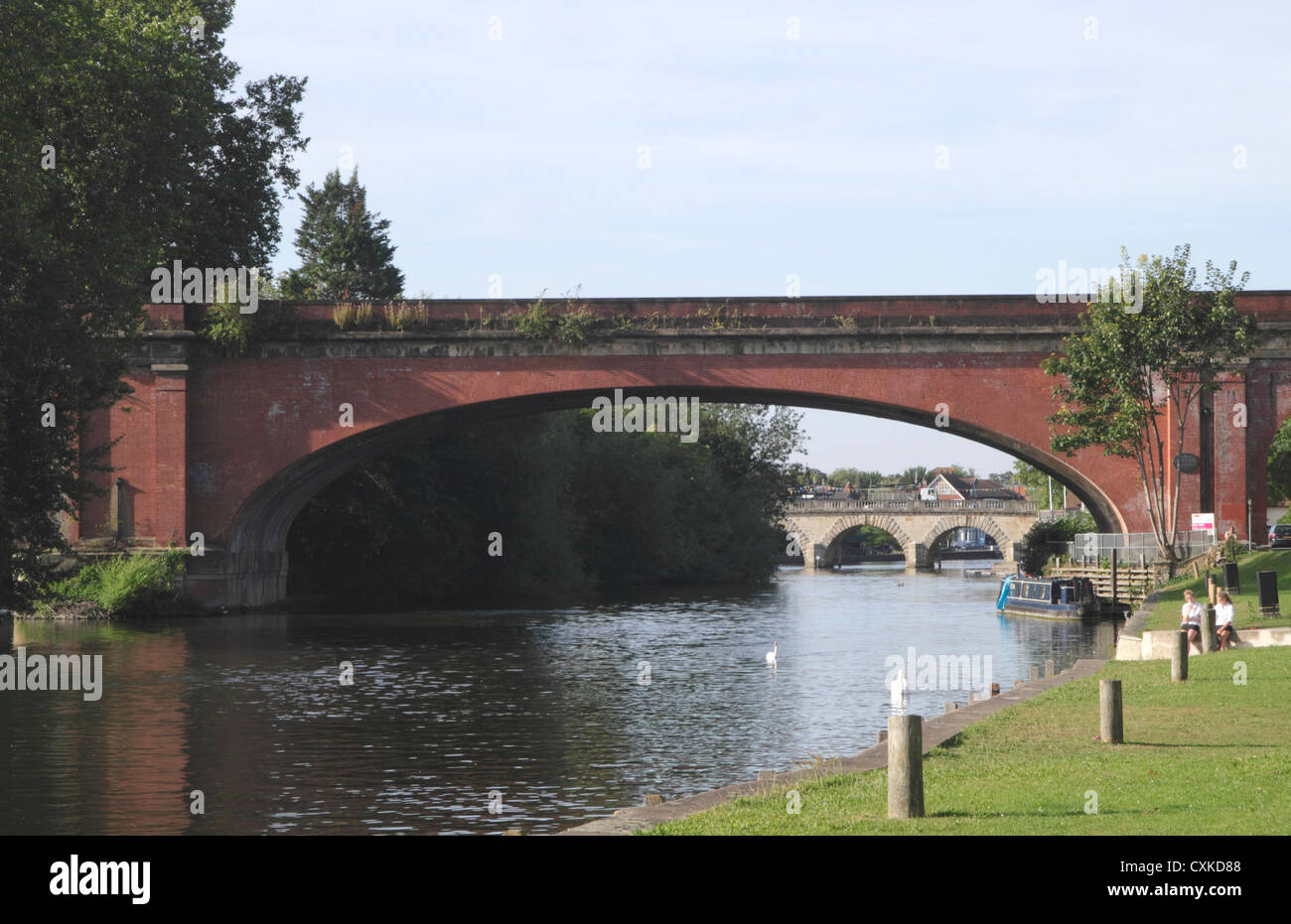 Brunel Railway Bridge Maidenhead Berkshire Stock Photo - Alamy