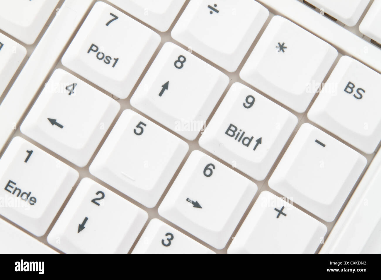 Computer keyboard as a background Stock Photo - Alamy
