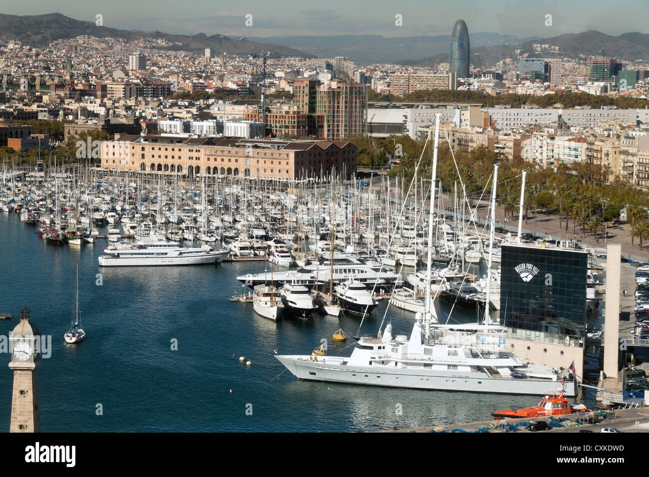 Spain - Barcelona - Overview Stock Photo - Alamy