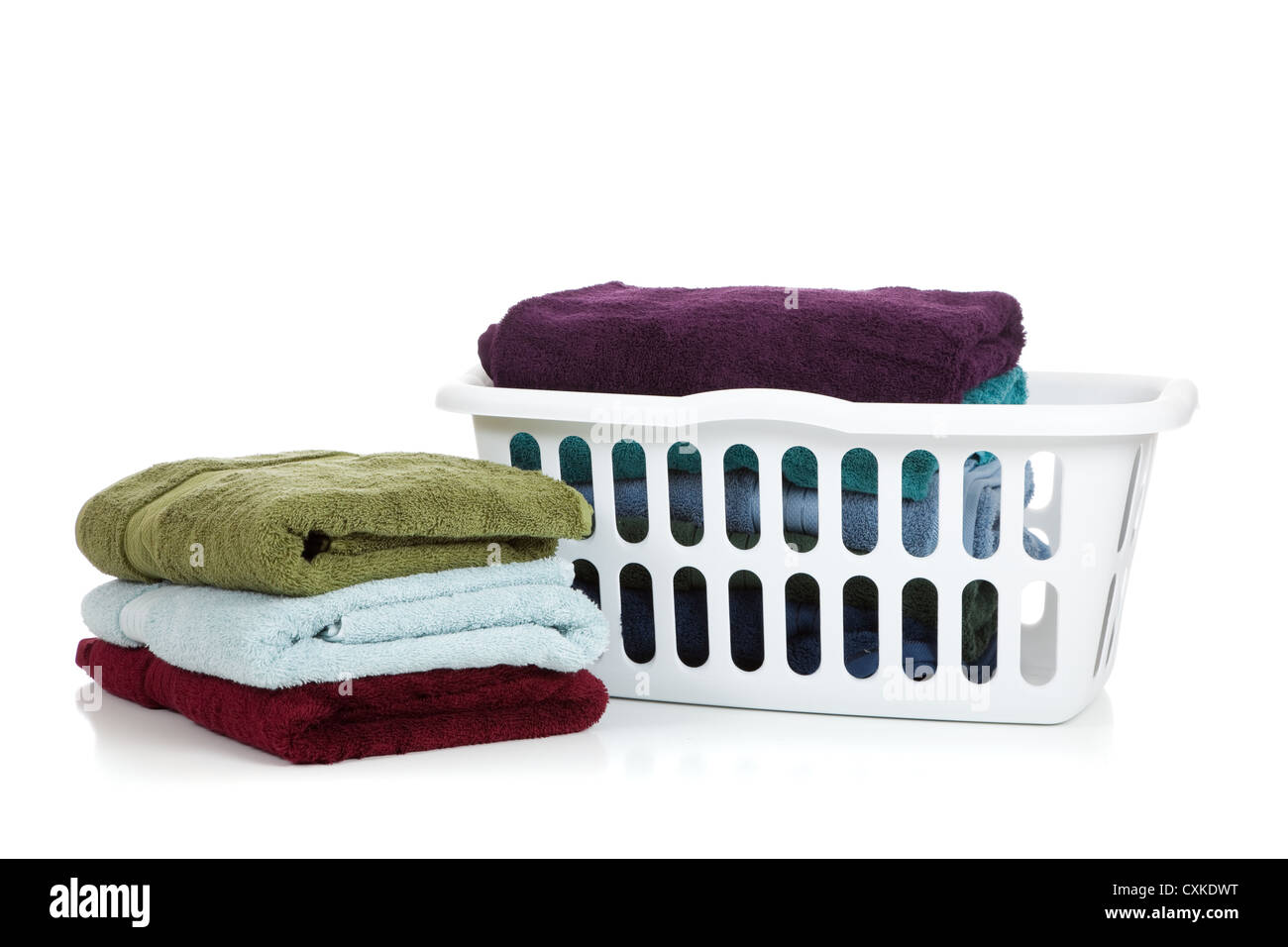 Plastic laundry basket hi-res stock photography and images - Alamy