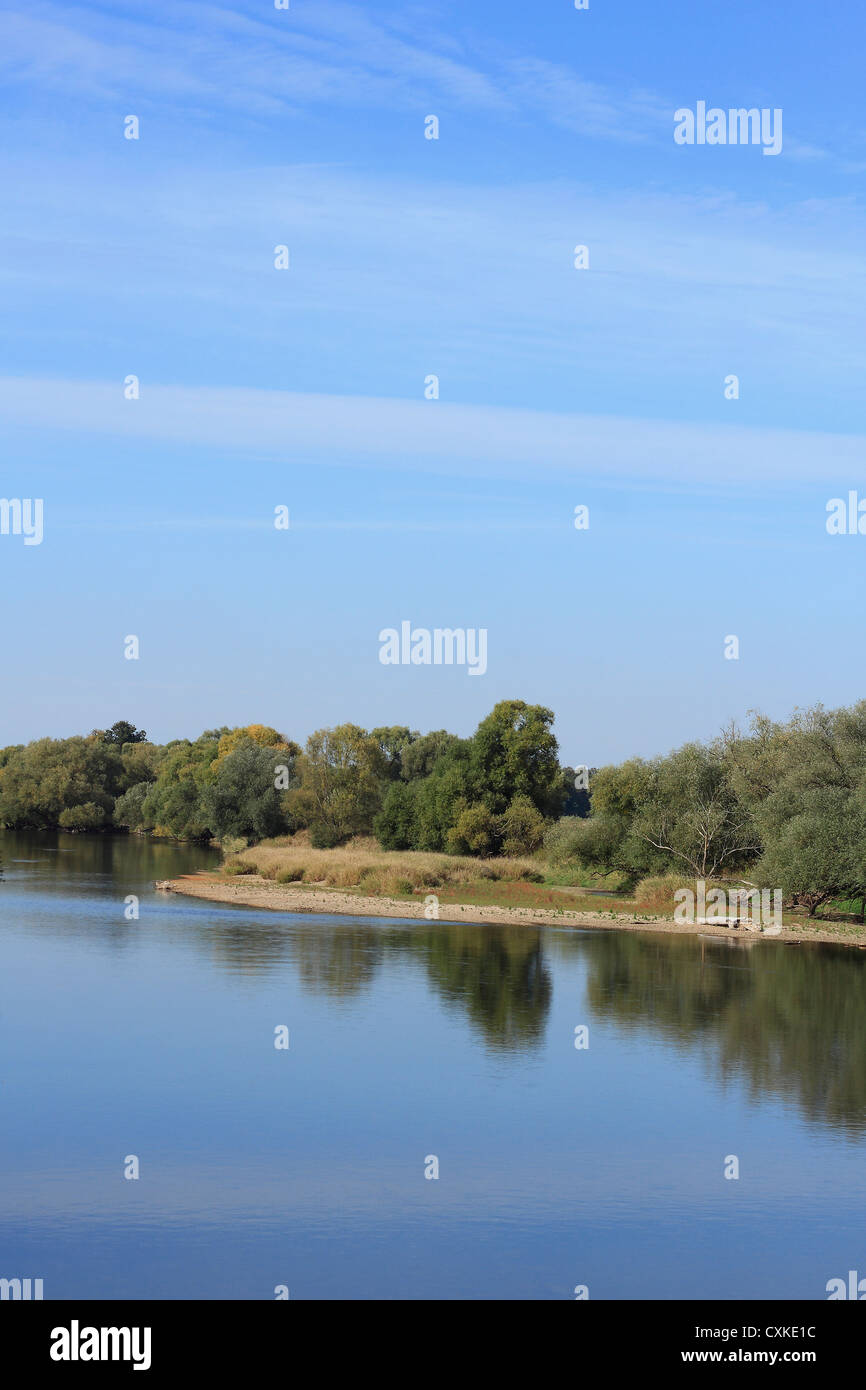 Mulde river in autumn Stock Photo - Alamy