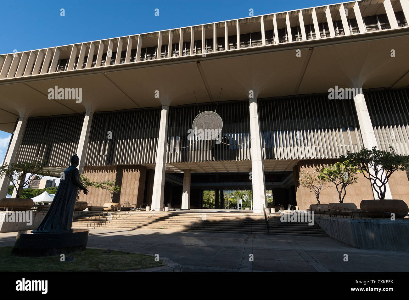 Hawaii state capitol building hi-res stock photography and images - Alamy