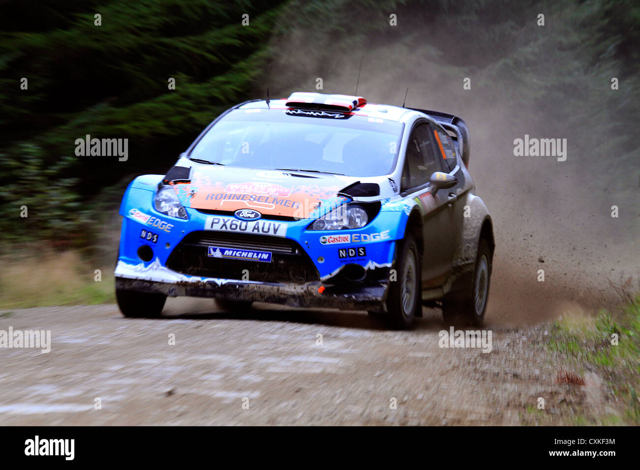WRC 2012, Wales, M Ostberg Stock Photo - Alamy