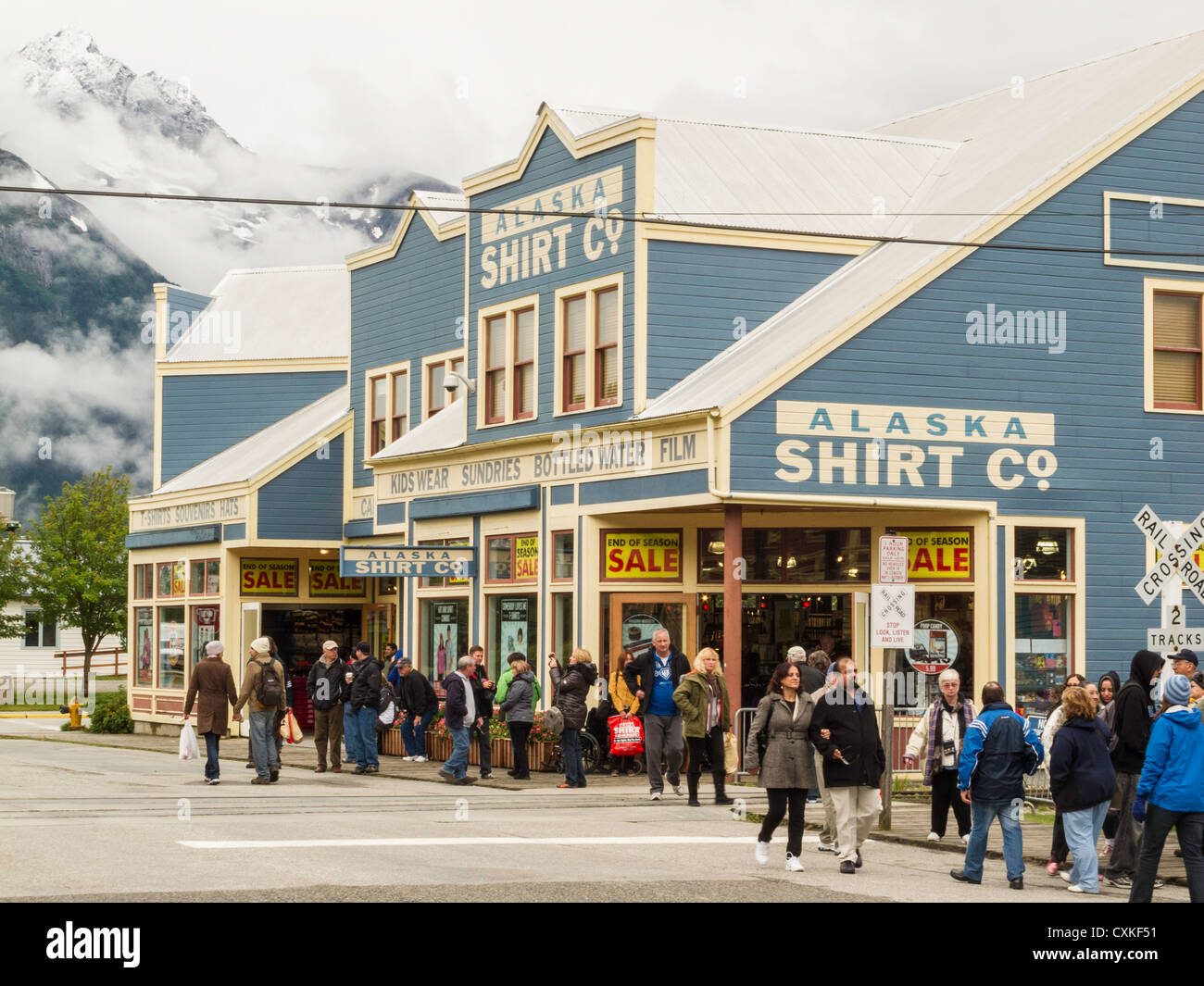 Skagway information sign hi-res stock photography and images - Alamy