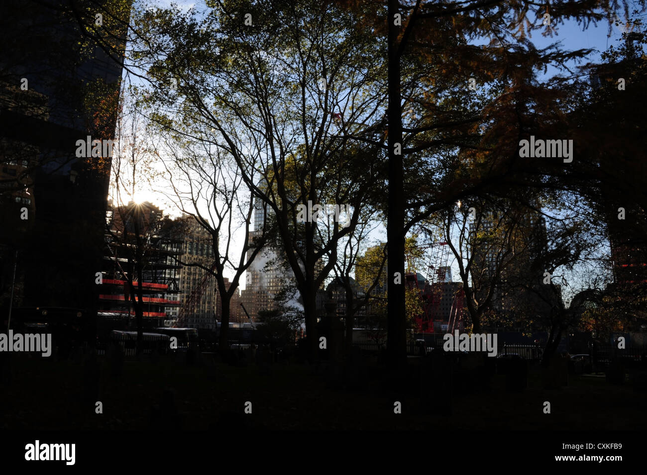 People several pedestrians walking sidewalk church street mid distance ...
