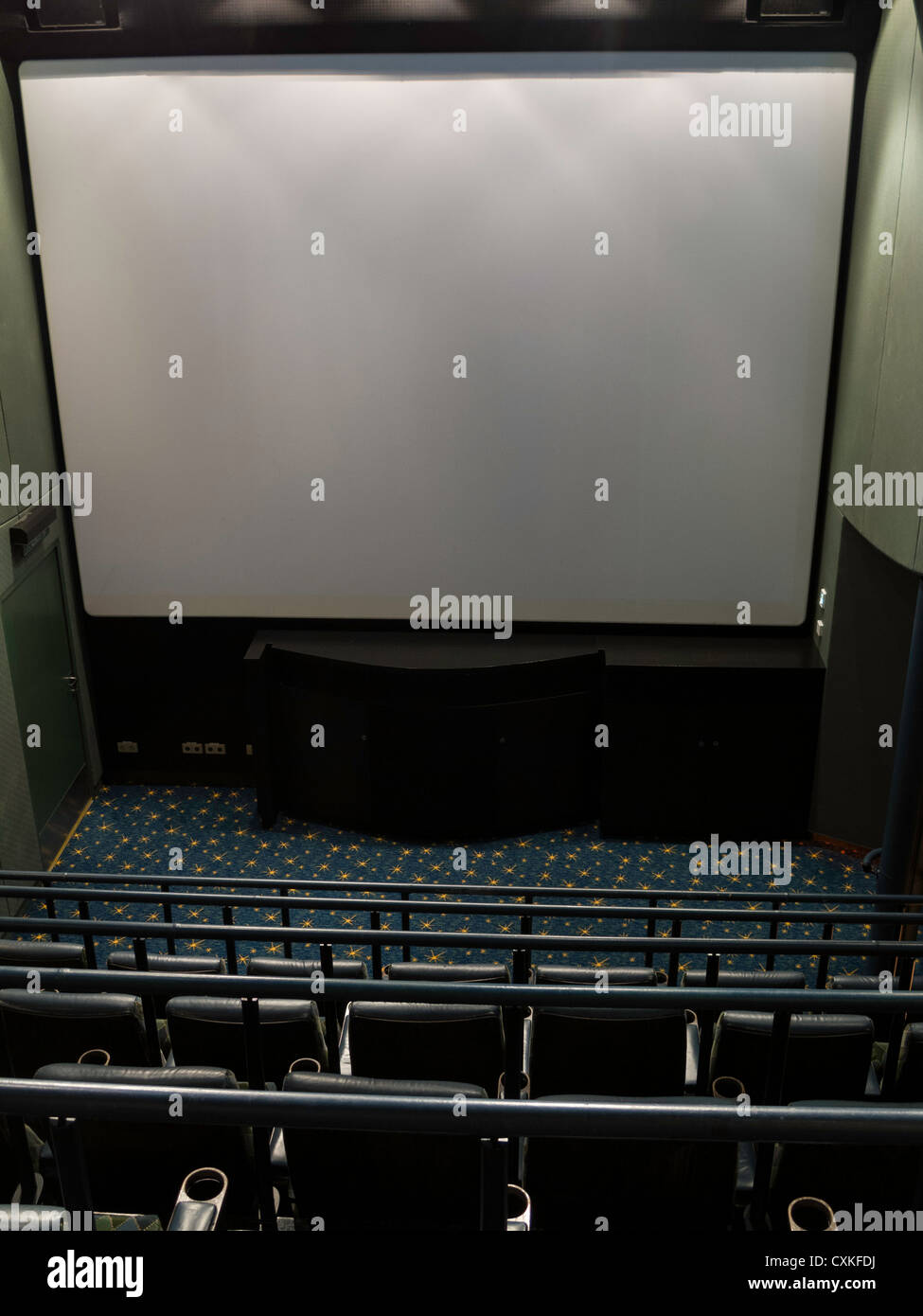 Empty Movie Theater Screen, USA Stock Photo - Alamy