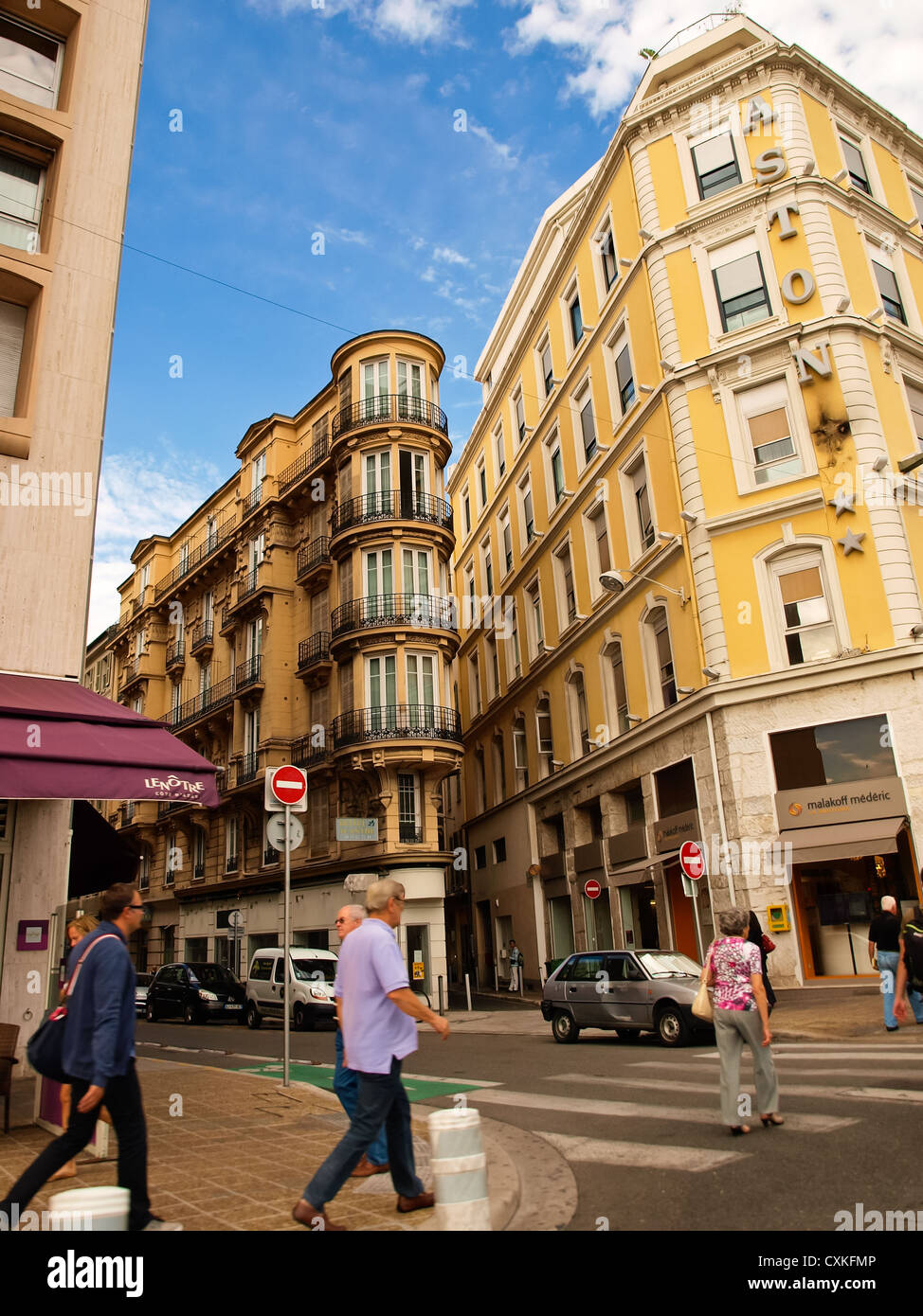 Nice, France, streets, on Cote d'Azur Stock Photo - Alamy