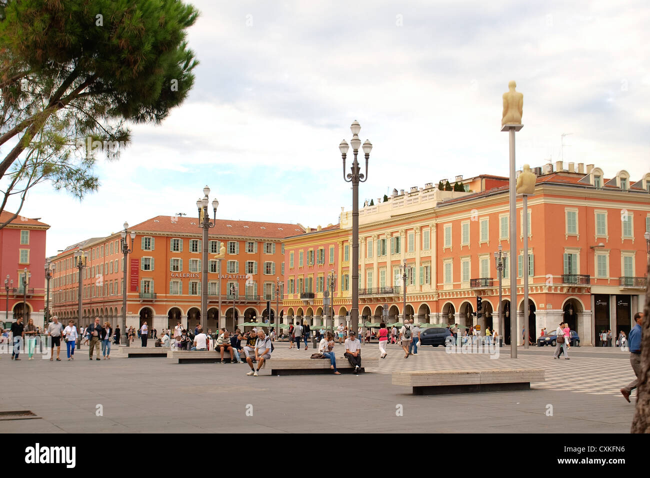 Cote d'Azur, France, center of Nice Stock Photo - Alamy