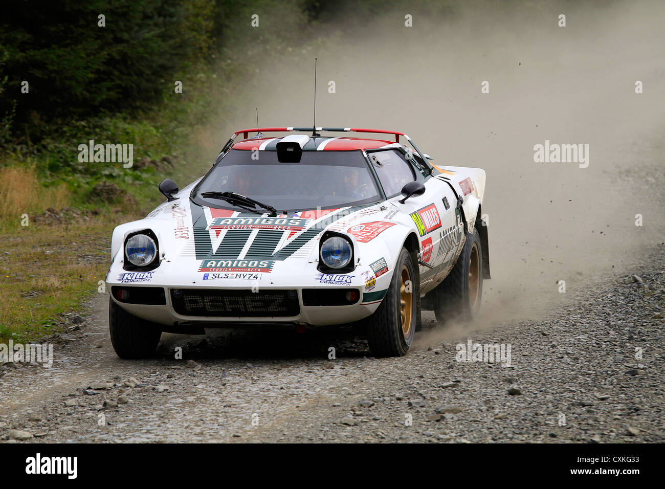 WRC 2012, Wales, Stratos rally car Stock Photo - Alamy