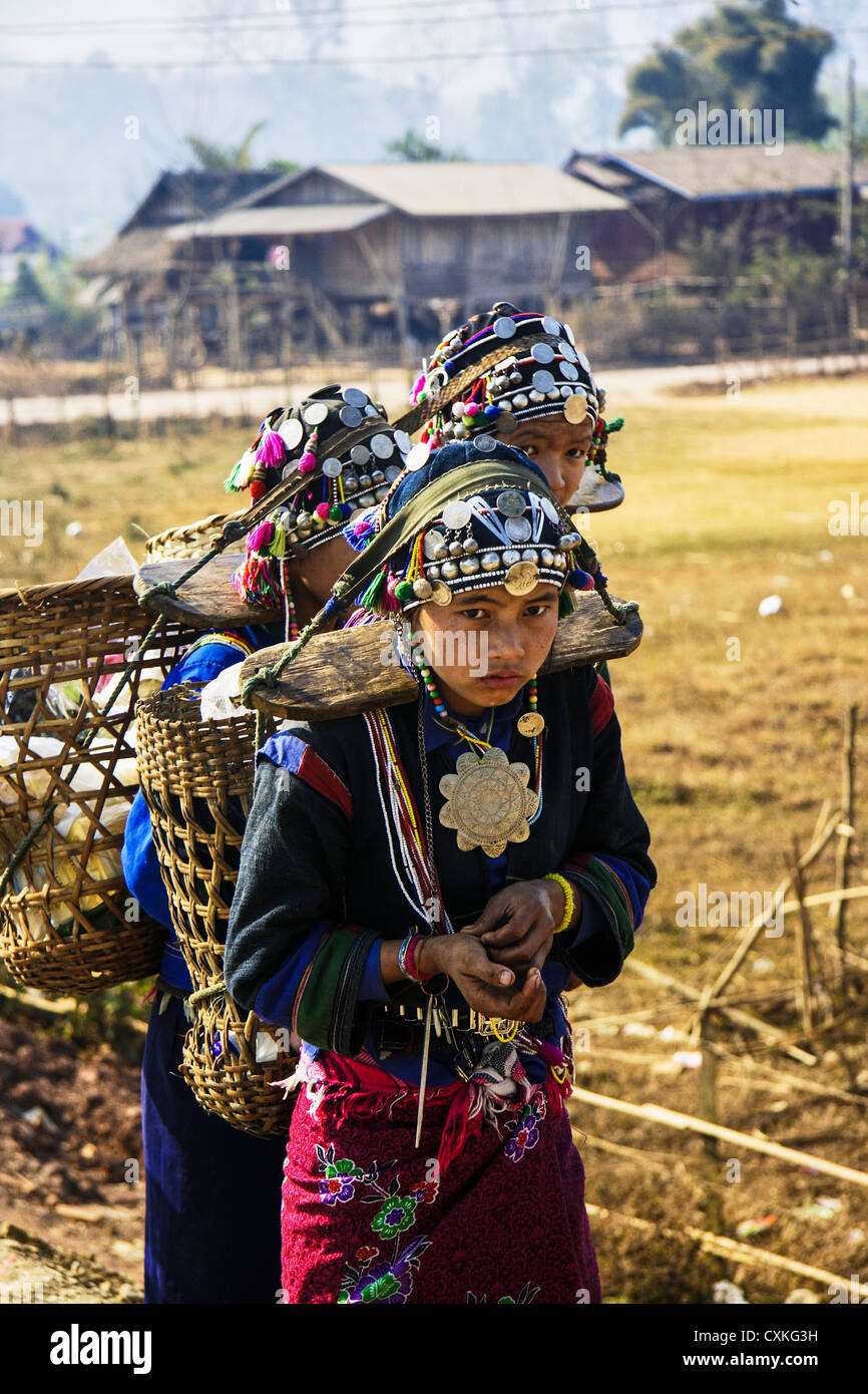 Laos tribal people hi-res stock photography and images - Alamy