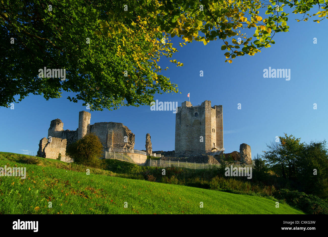 UK,South Yorkshire,Conisbrough Castle Stock Photo - Alamy