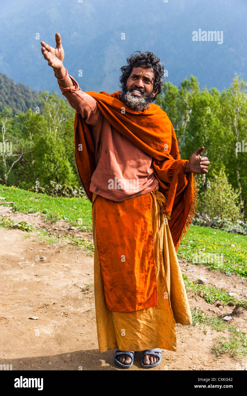 Indian Old Sadhu Baba High Resolution Stock Photography and Images - Alamy
