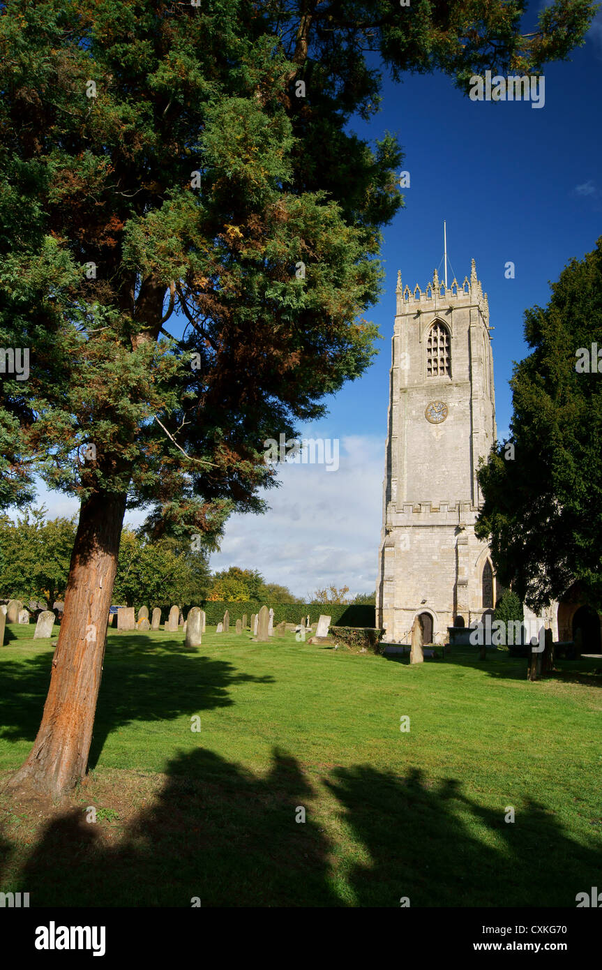 UK,Nottinghamshire,Blyth Church of St Mary & St Martin Stock Photo - Alamy