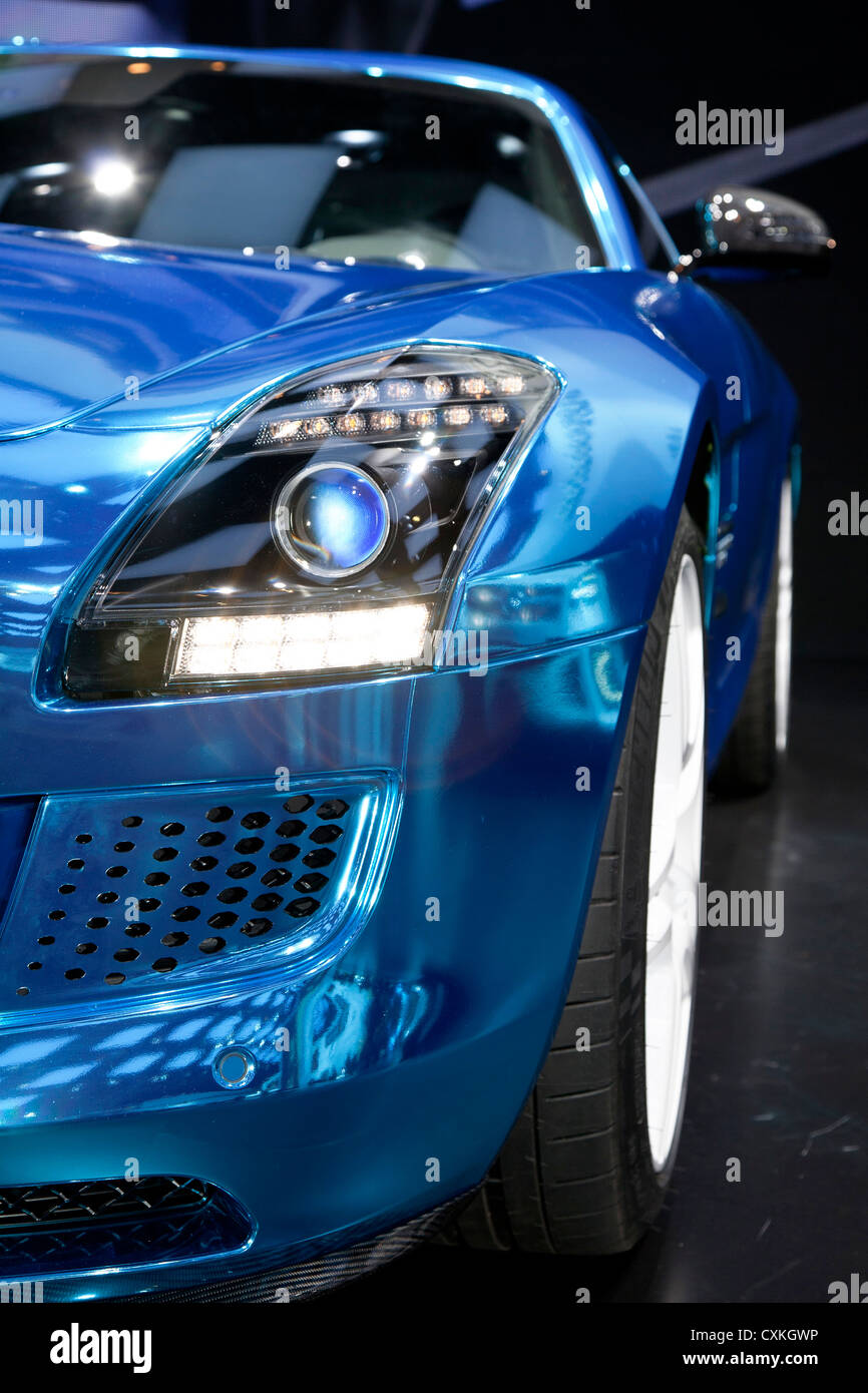 Mercedes-Benz SLS AMG Coupe Electric Drive at the Paris Motor Show 2012 ...