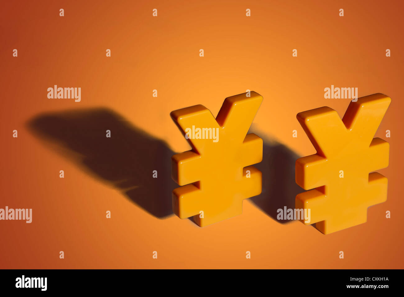 Close-Up of Chinese Currency Symbol Stock Photo - Alamy
