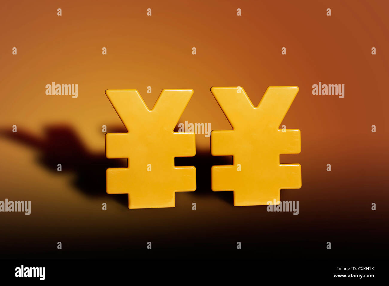 Close-Up Of Chinese Currency Symbol Stock Photo - Alamy