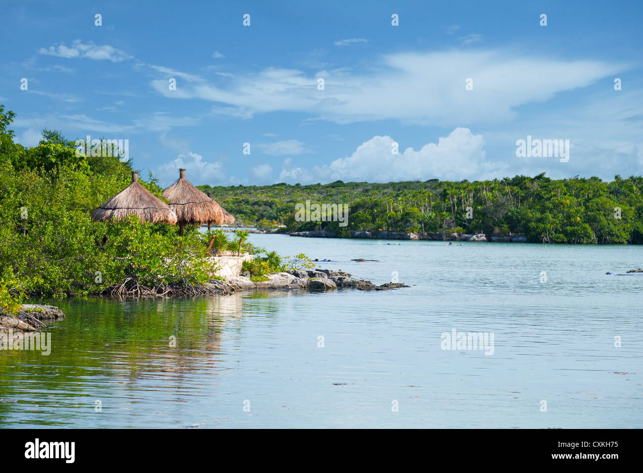 Mayan Riviera Paradise in Yucatan, Mexico Stock Photo - Alamy