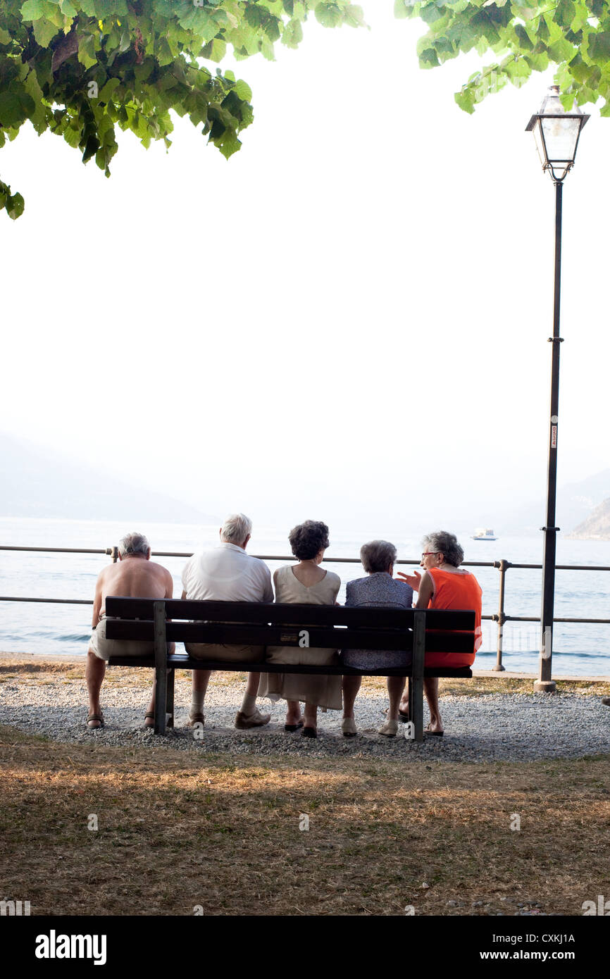 seniors in the park Stock Photo - Alamy
