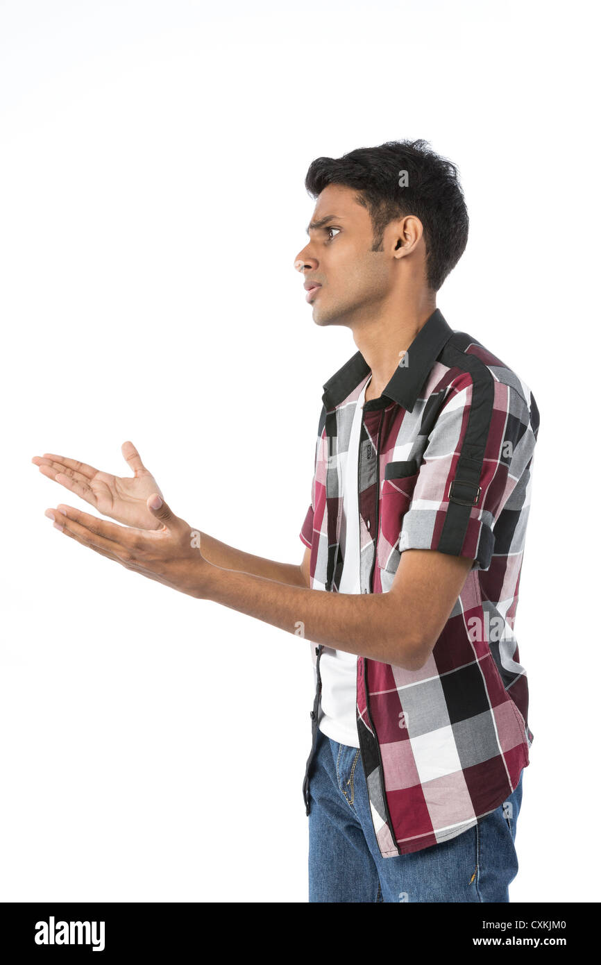 Shocked handsome man on Cut Out Stock Images & Pictures - Alamy