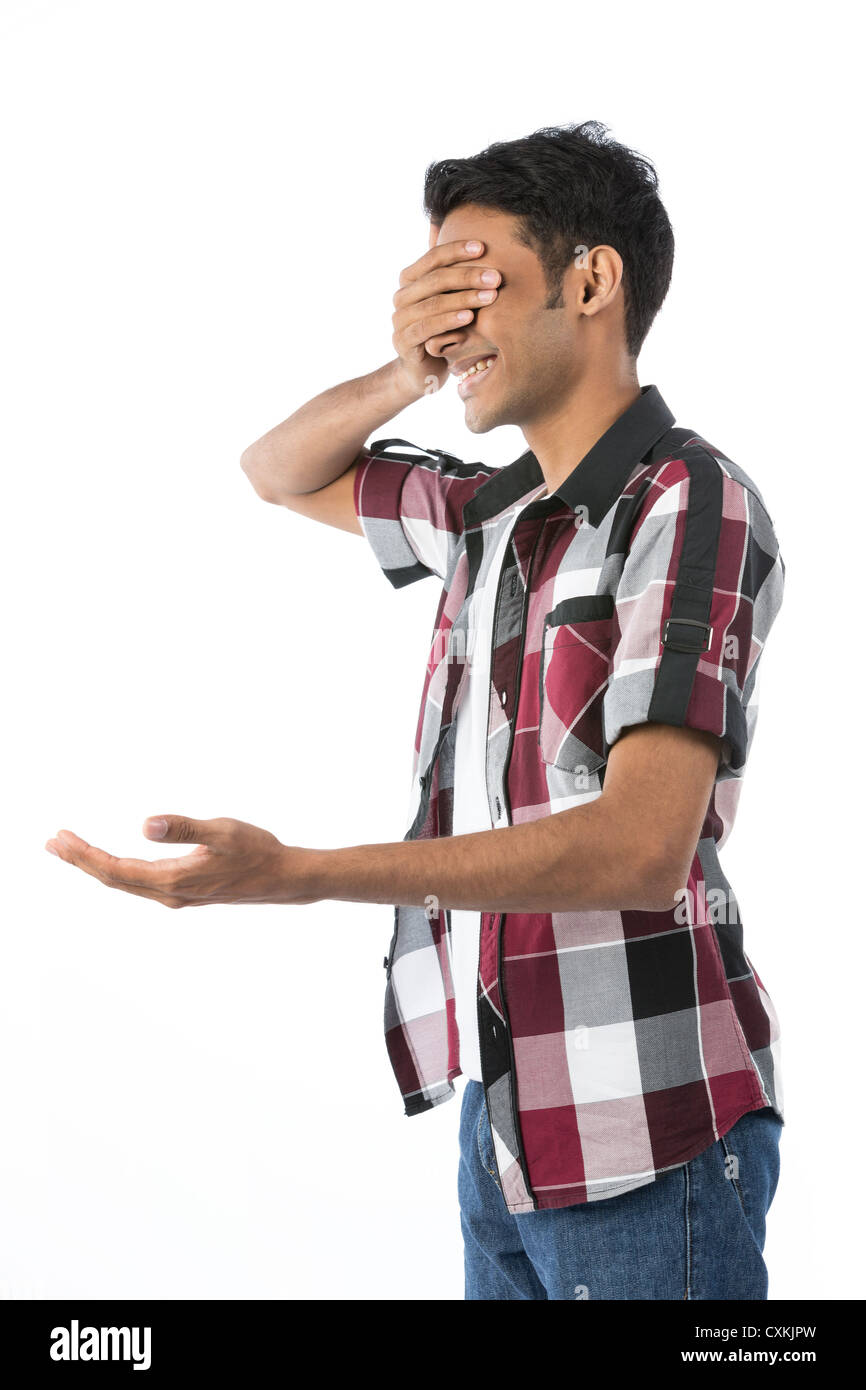 Waiting with excitement Cut Out Stock Images & Pictures - Alamy