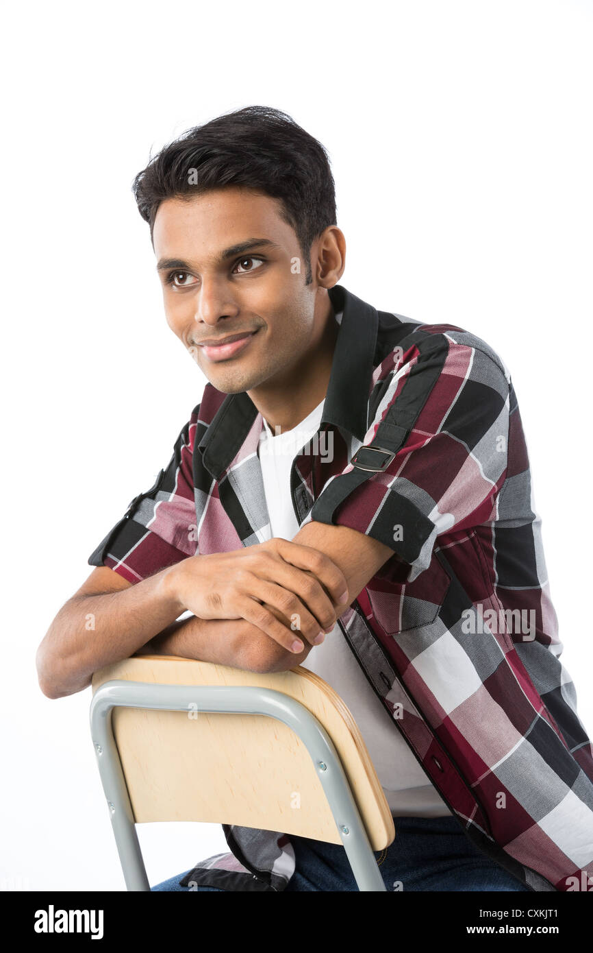 Indian model man standing pose hi-res stock photography and images - Alamy