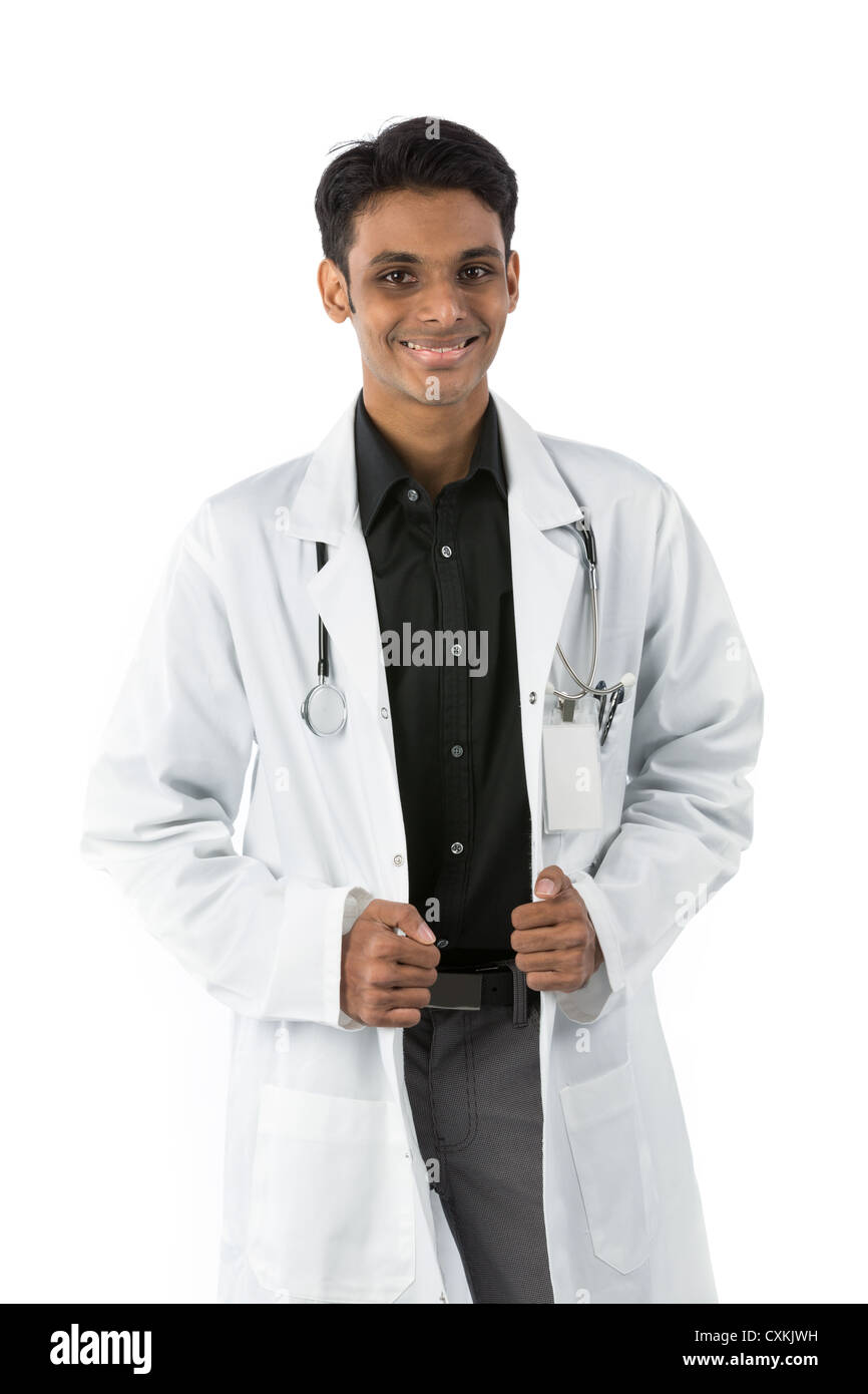 Portrait of a male Indian doctor Stock Photo - Alamy