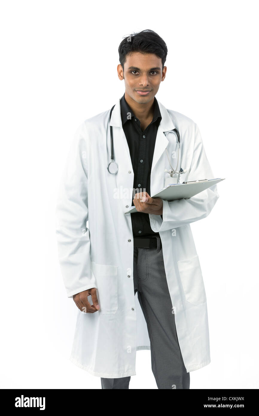 Portrait of a male Indian doctor Stock Photo - Alamy