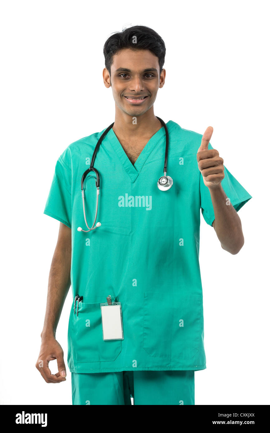 Portrait of a male Indian doctor Stock Photo - Alamy