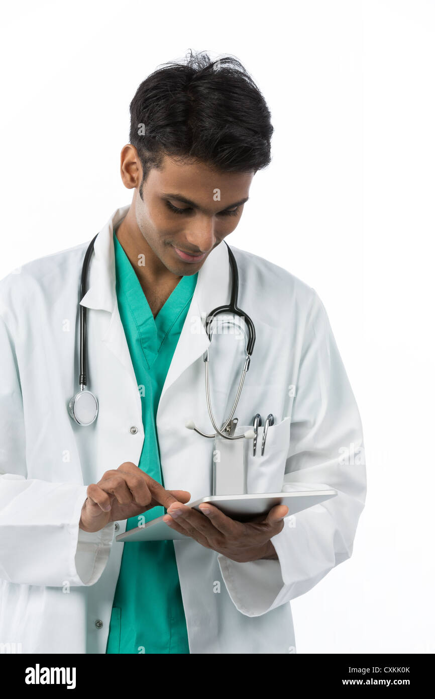 Portrait of a male Indian doctor Stock Photo - Alamy