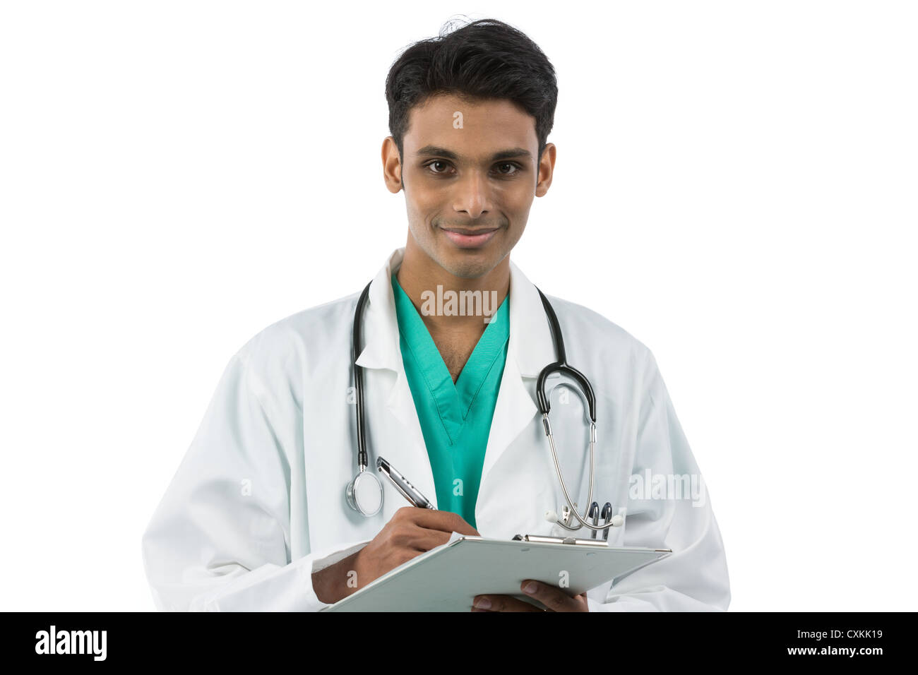 Portrait of a male Indian doctor Stock Photo - Alamy