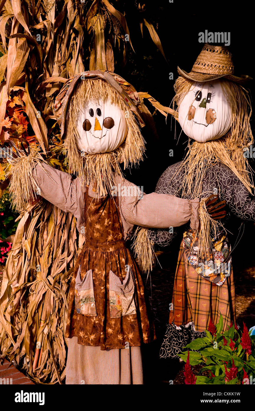 Two scarecrows hi-res stock photography and images - Alamy