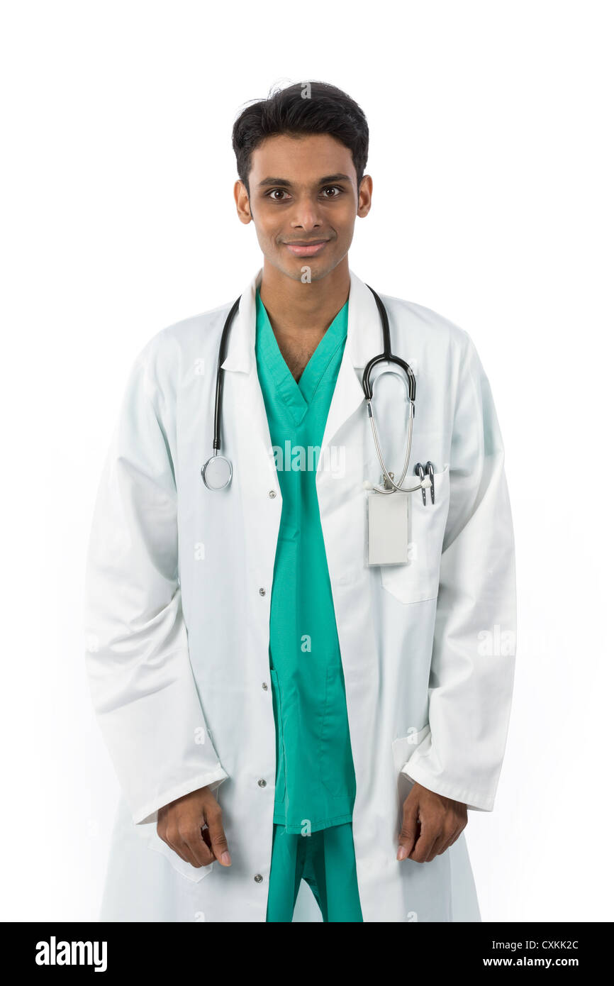 Portrait of a male Indian doctor Stock Photo - Alamy