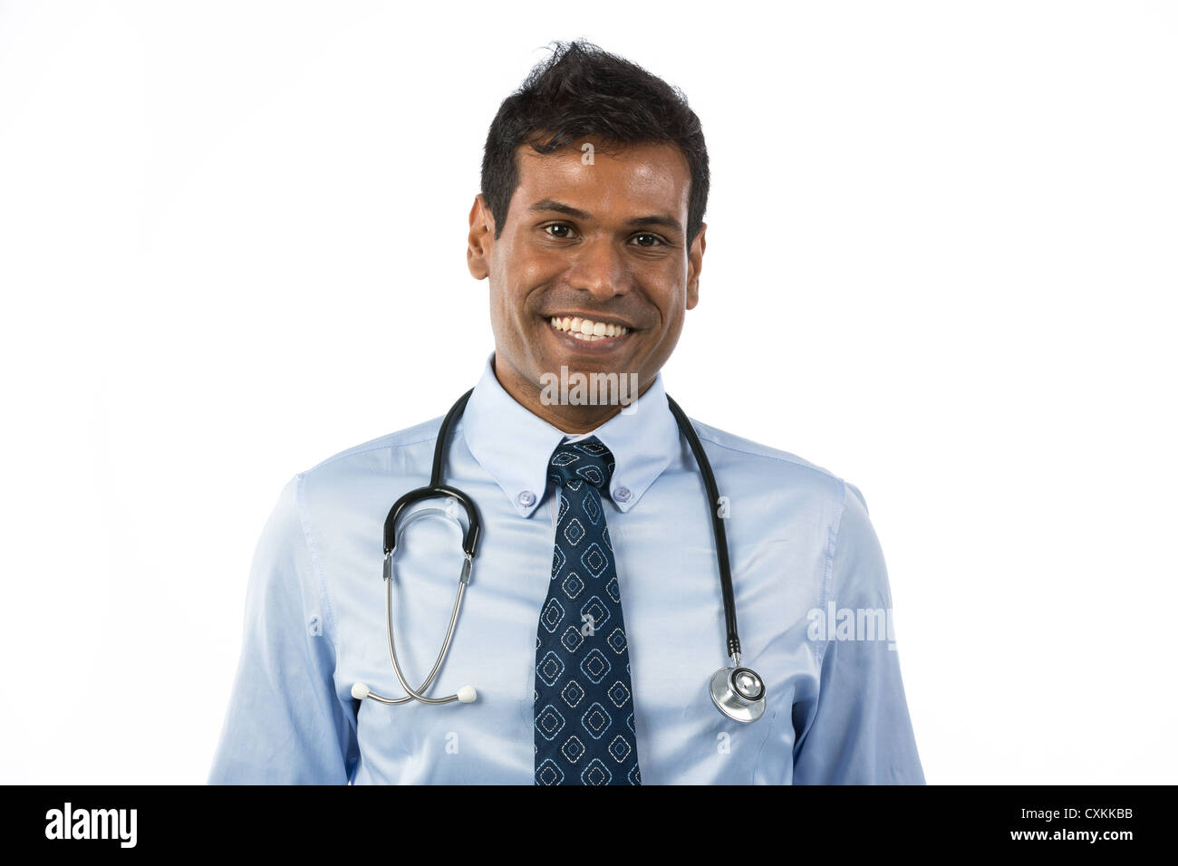 Indian General Practitioner or GP. Isolated on white background Stock ...