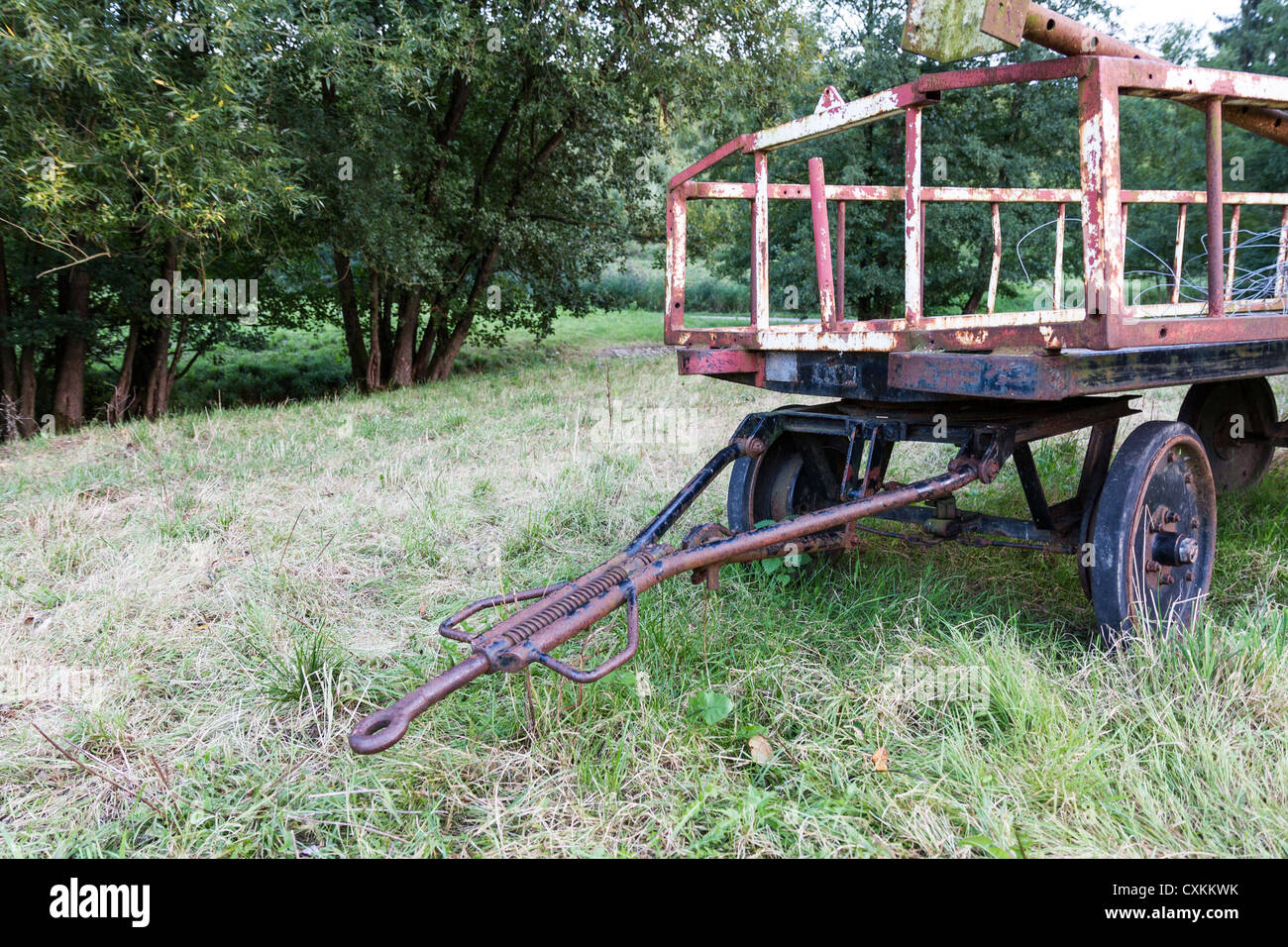 Rusty old trailer hi-res stock photography and images - Alamy