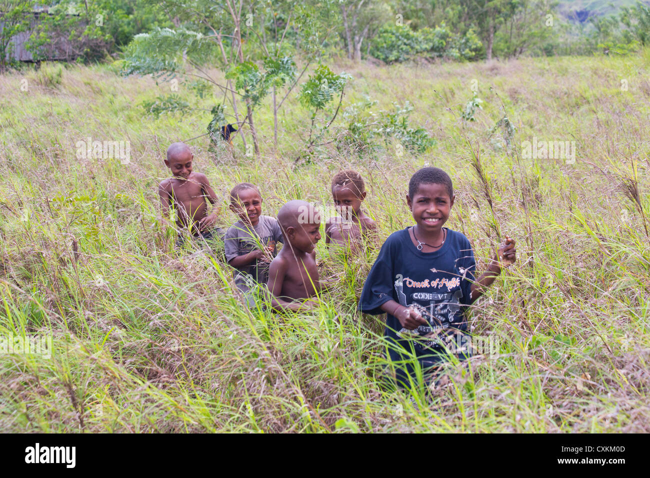 Papua new guinea boys hi-res stock photography and images - Alamy
