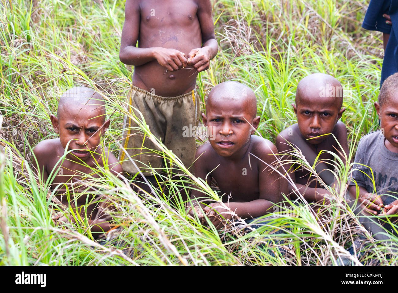 Papua new guinea boys hi-res stock photography and images - Alamy