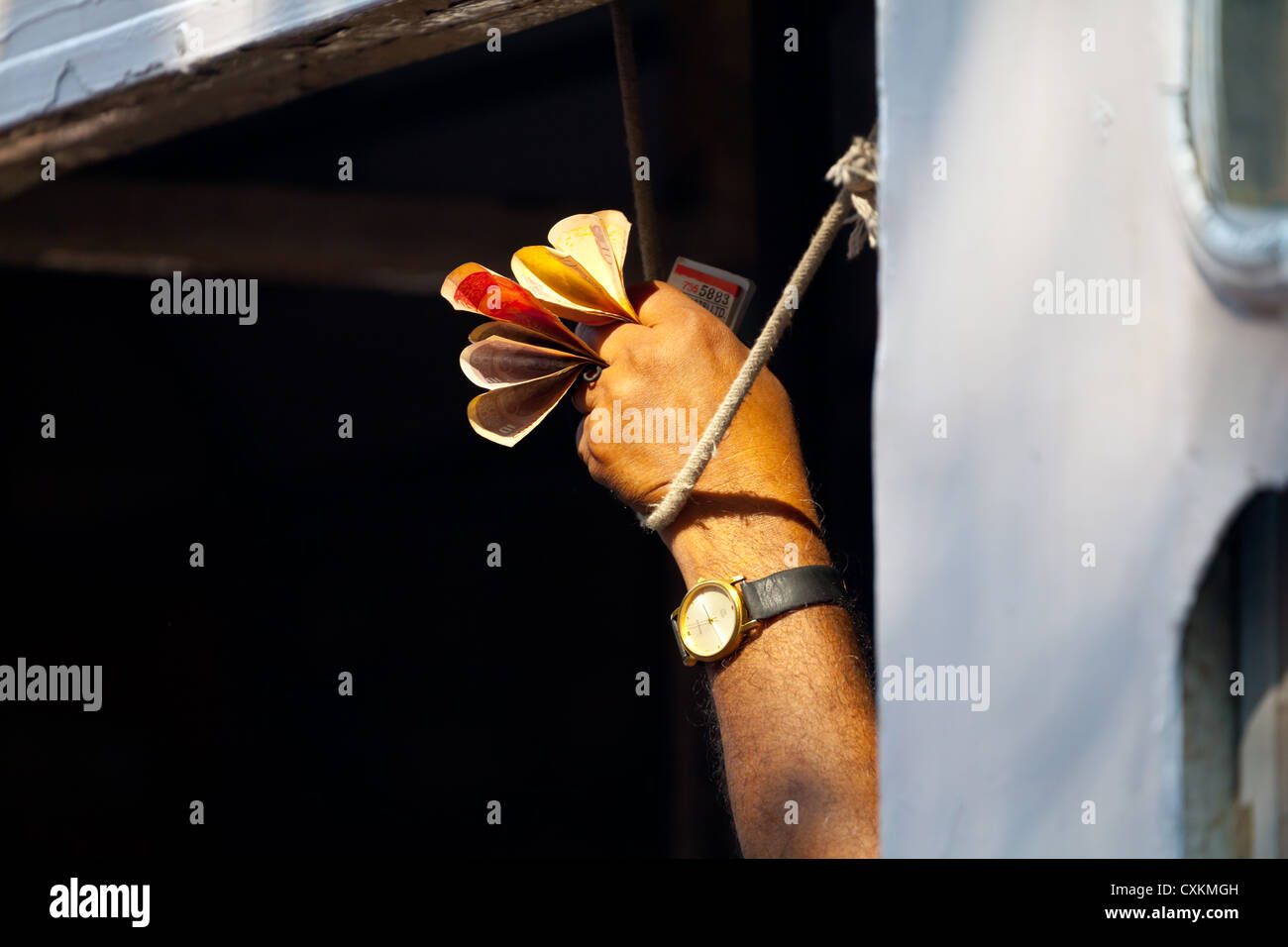 Ticket collector india hi-res stock photography and images - Alamy