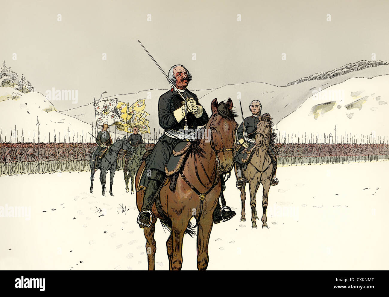 Prussian army frederick the great hi-res stock photography and images ...