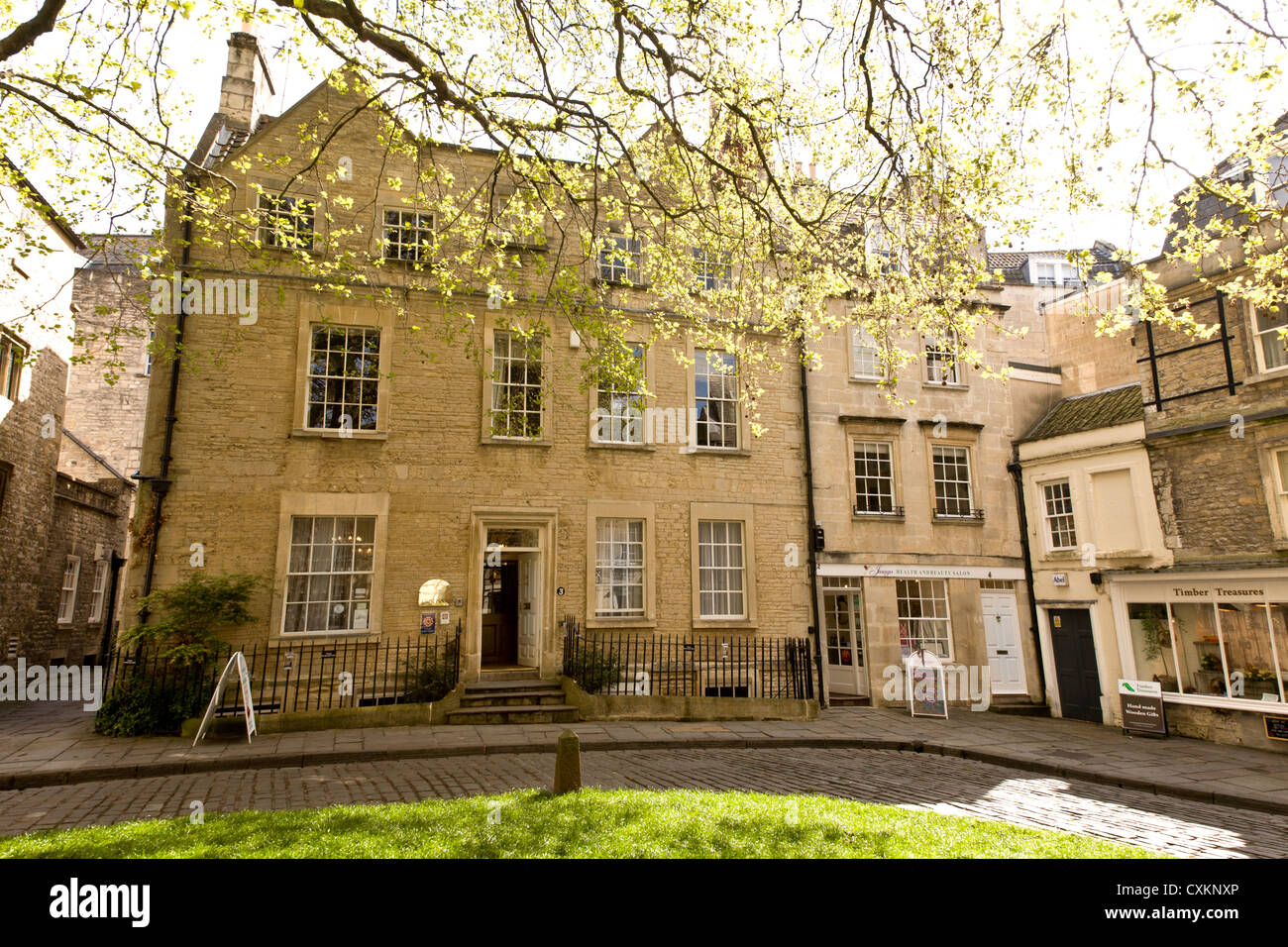 3 Abbey Green guest house, in Abbey Green, Bath, UK Stock Photo - Alamy
