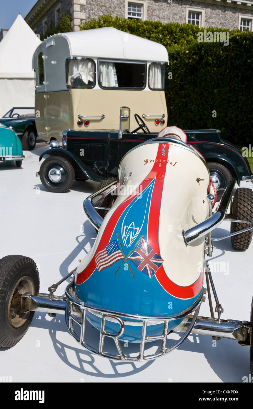 1955 Imperial Midget Racing Car with HRH grill. 1955 Rollalong Caravan ...