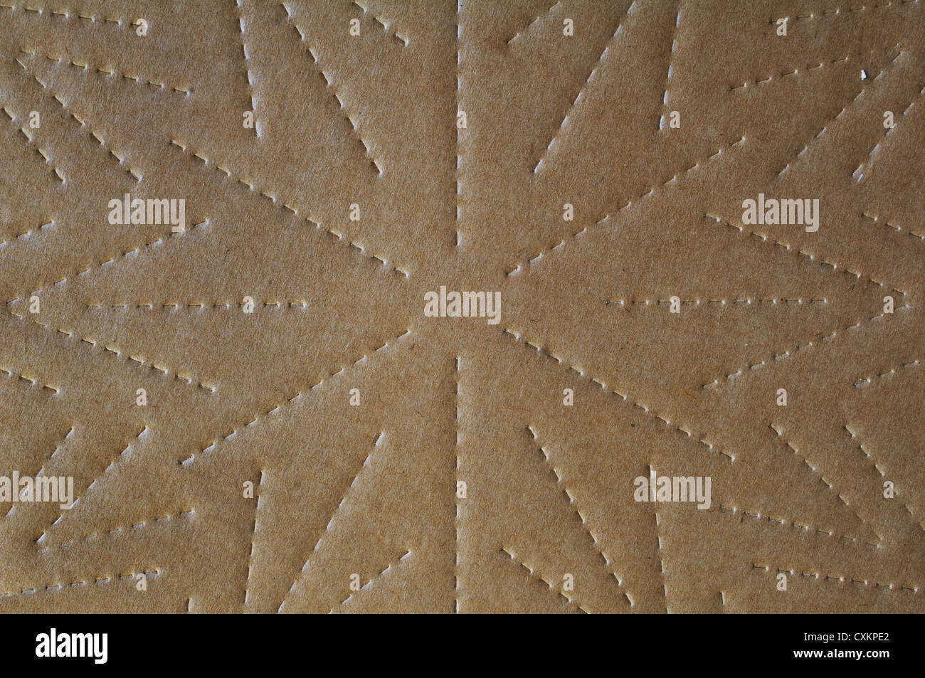 Perforated Cardboard Pizza Box Stock Photo - Alamy