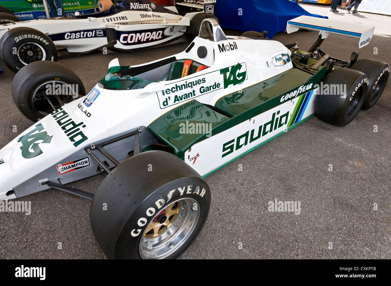 1982 Williams-Cosworth FW08B 6 wheeler GP car at the 2012 Goodwood ...